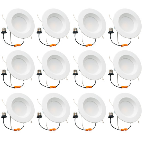MW LIGHTING Retrofit LED Recessed Lighting 6 Inch,5 CCT Air-Tight IC Rated, LED 6 Retrofit ...